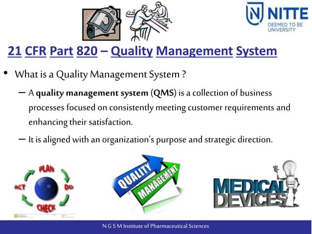 Quality System Requirements 21 CFR Part 820 and Labelling Requirements ...
