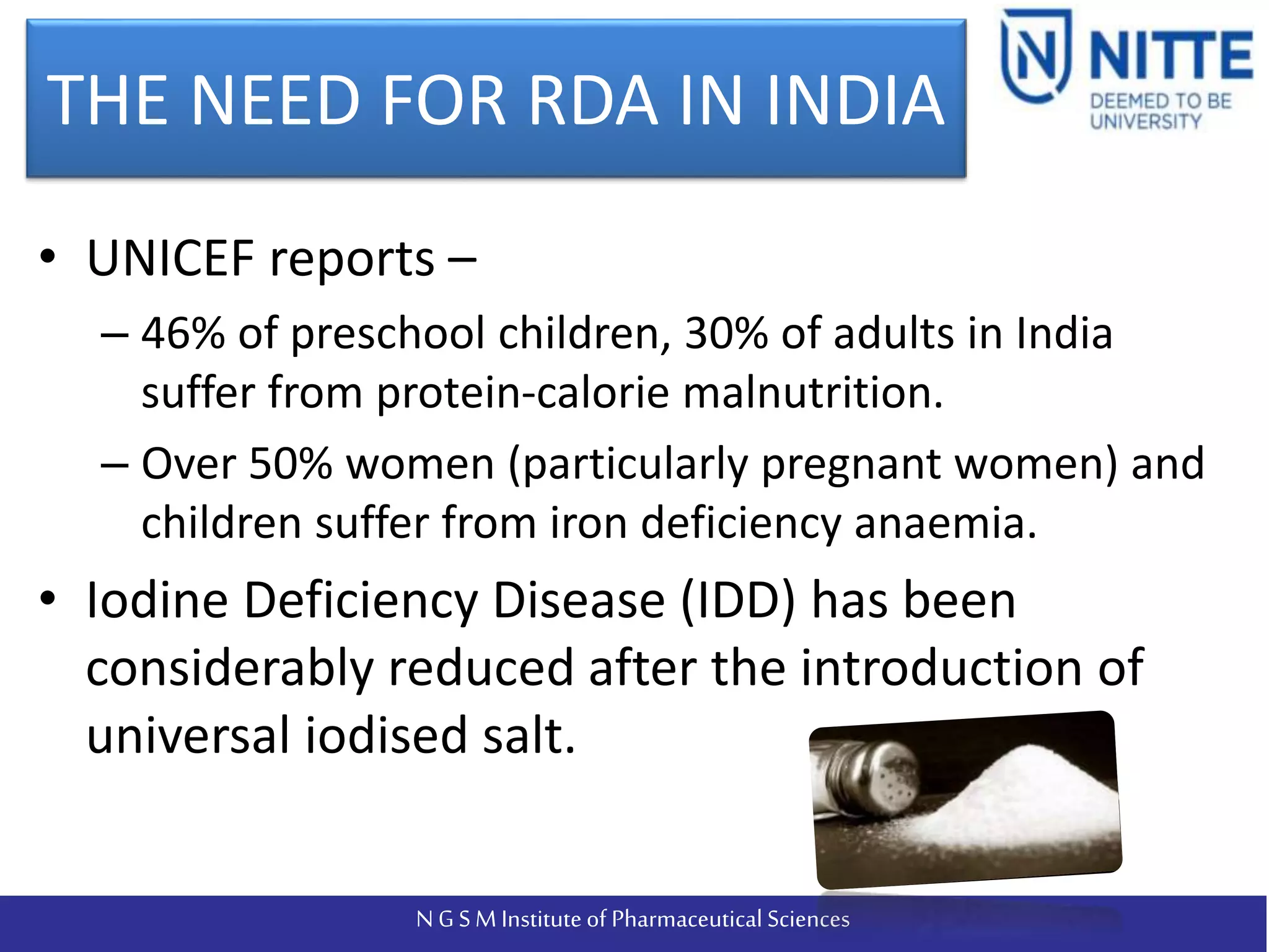 FSSAI REGULATIONS FOR THE IMPORT, MANUFACTURE AND SALE OF ...