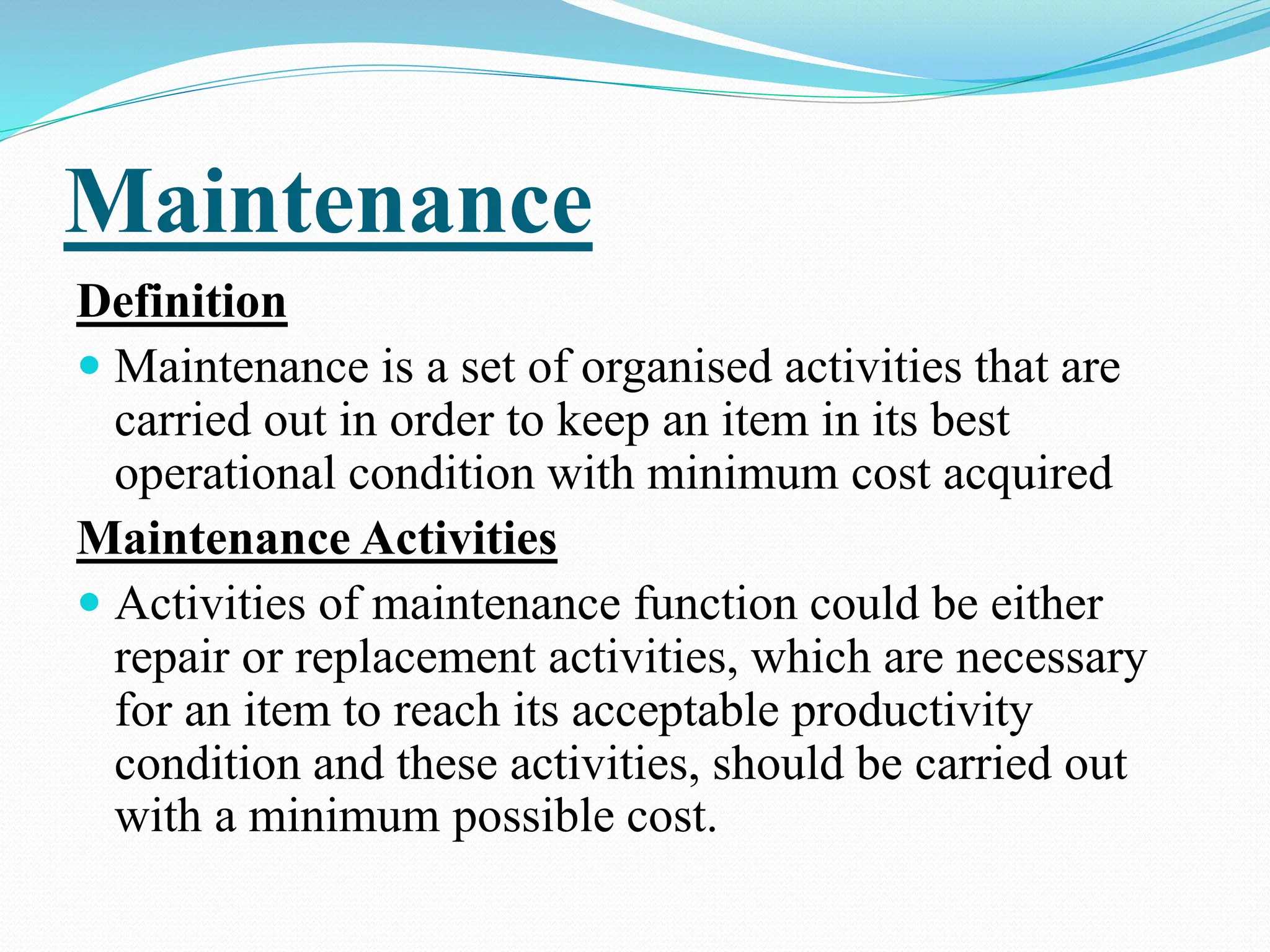 Imaging Lecture on maintaining medical Equipment | PPT