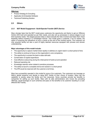 Nityo Infotech Company Profile