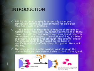 affinity chromatography | PPTX