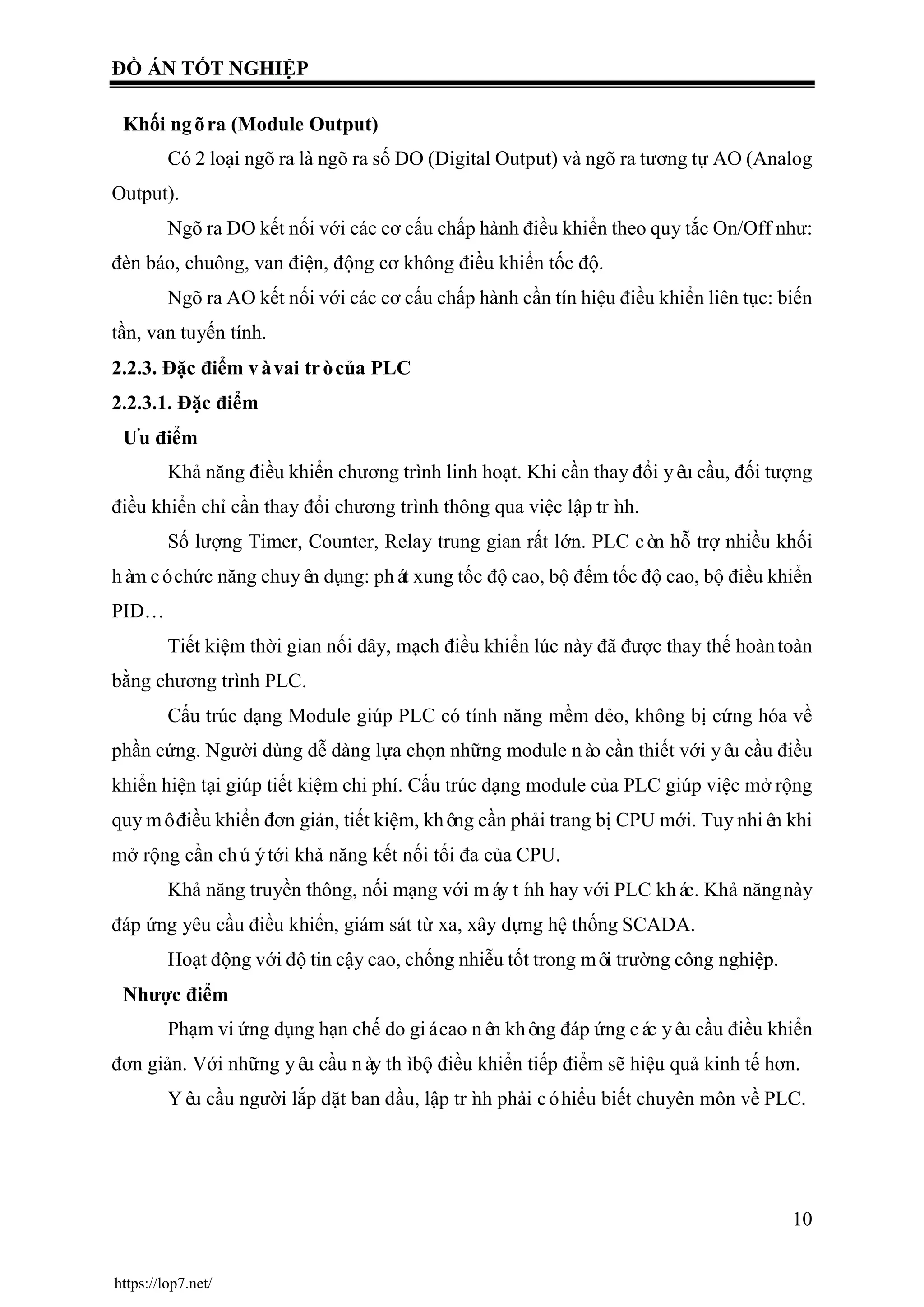 Đồ án Điều khiển và giám sát dây chuyền chiết rót sử dụng PLC s7 - 1200 | PDF