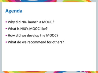 Designing and Developing a MOOC: Lessons from Experience | PPTX