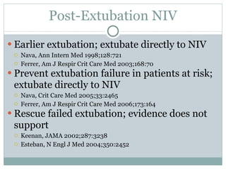 Non Invasive Ventilation Update | PPT