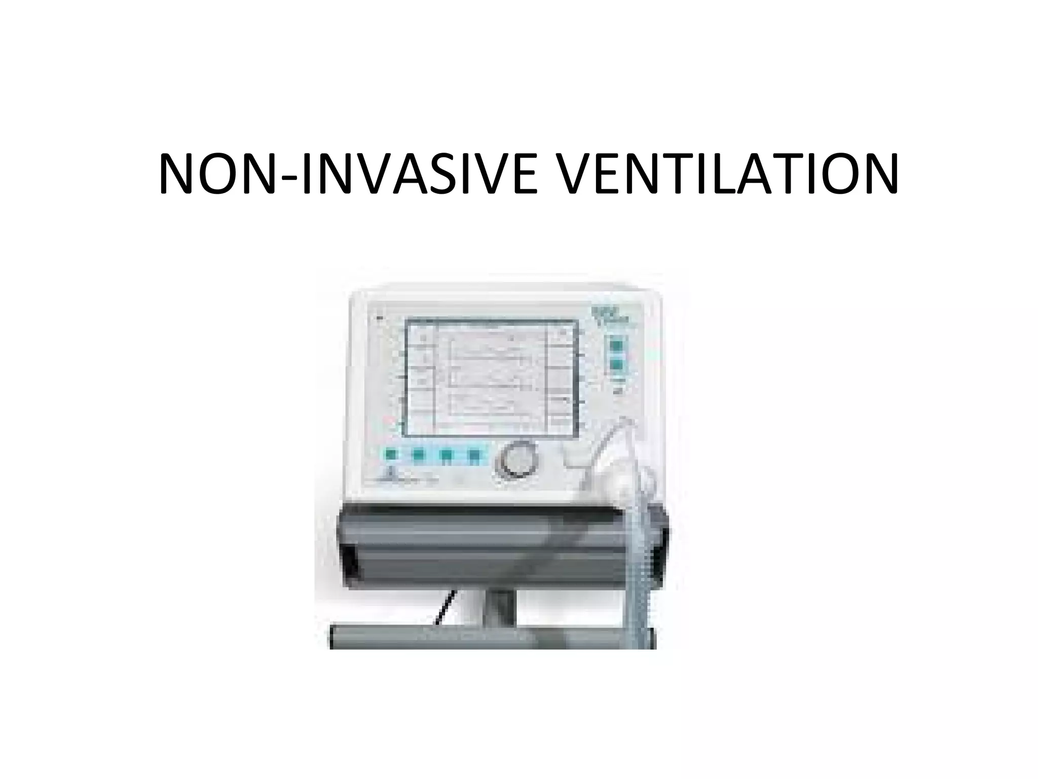 Non invasive ventilation | PPT