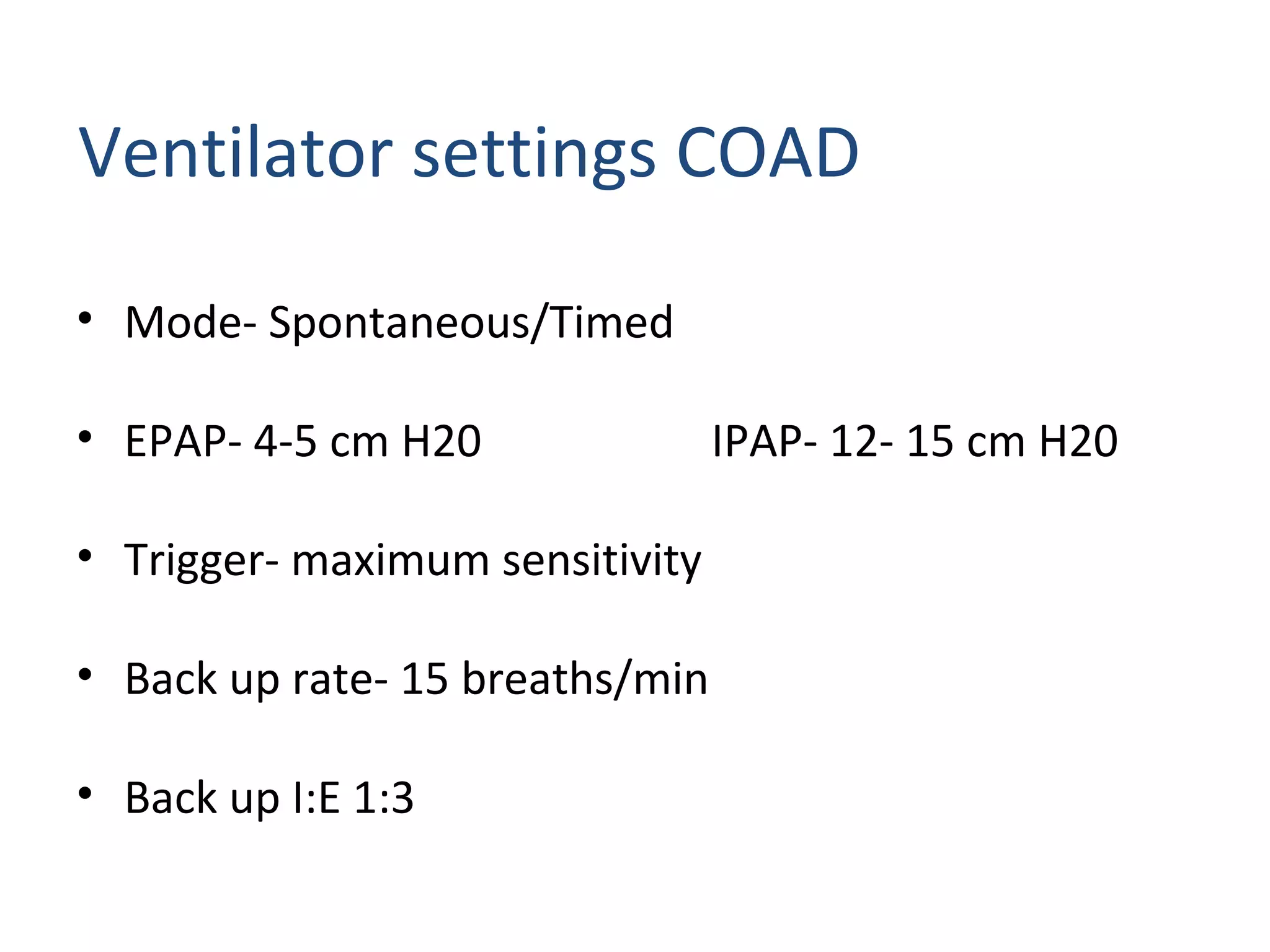 Non invasive ventilation | PPT
