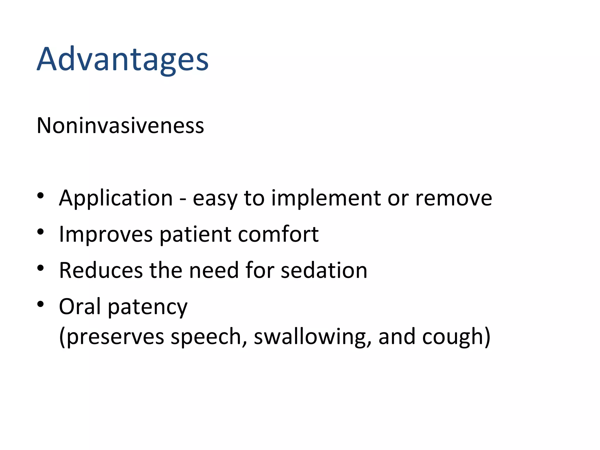 Non invasive ventilation | PPT