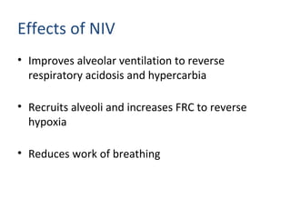 Non invasive ventilation | PPT
