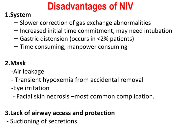 Non Invasive Ventilator | PPT | Lung and Respiratory Health | Diseases ...