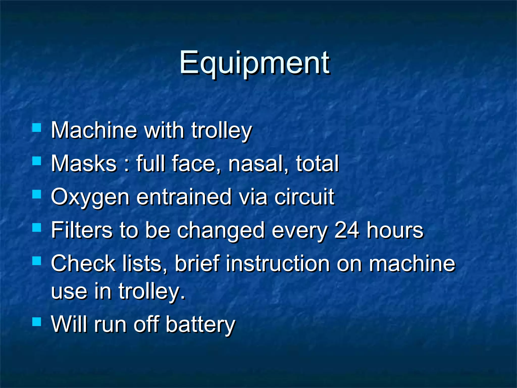 Non Invasive Ventilation - BiPAP & CPAP | PPT