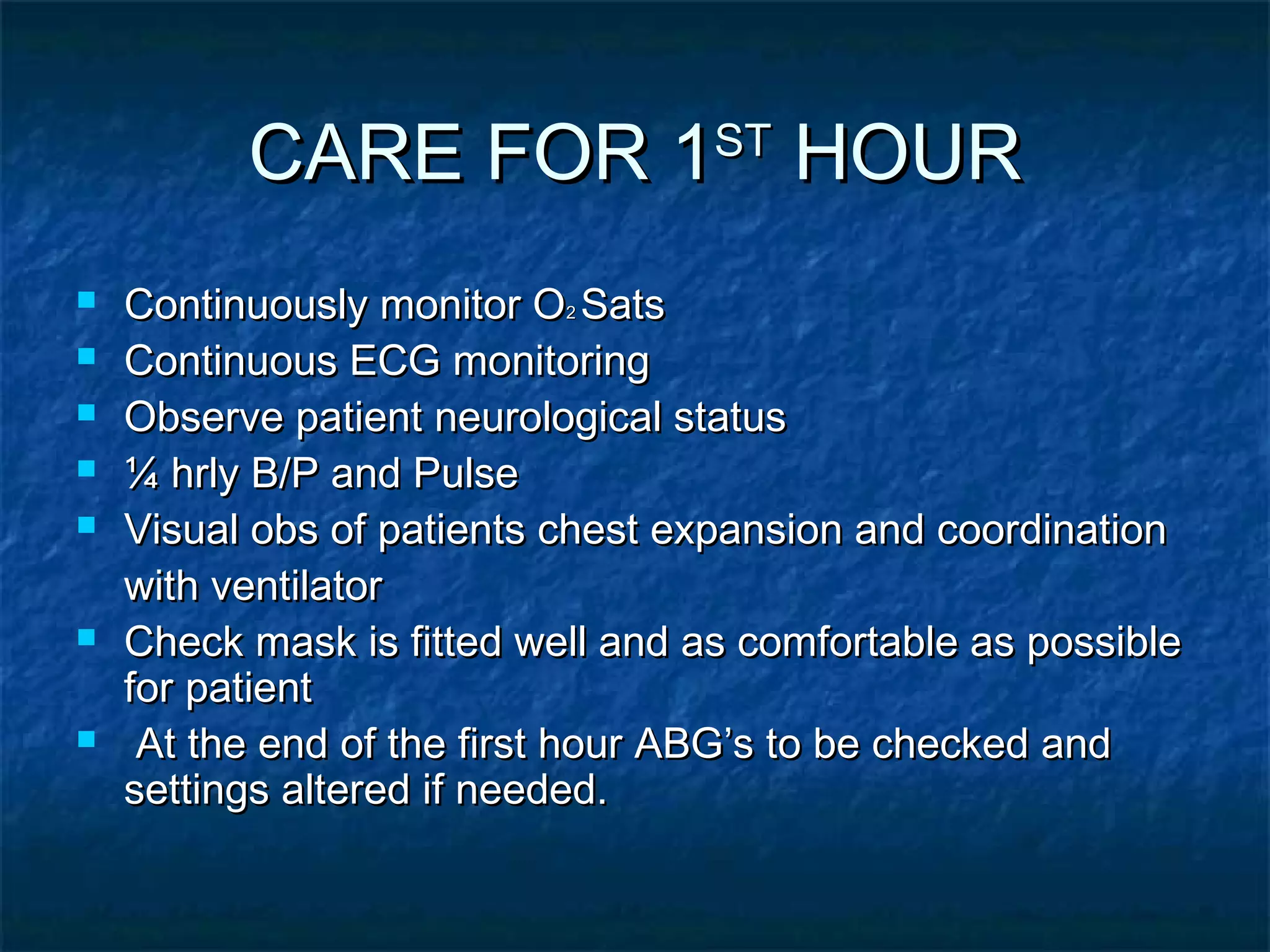 Non Invasive Ventilation - BiPAP & CPAP | PPT