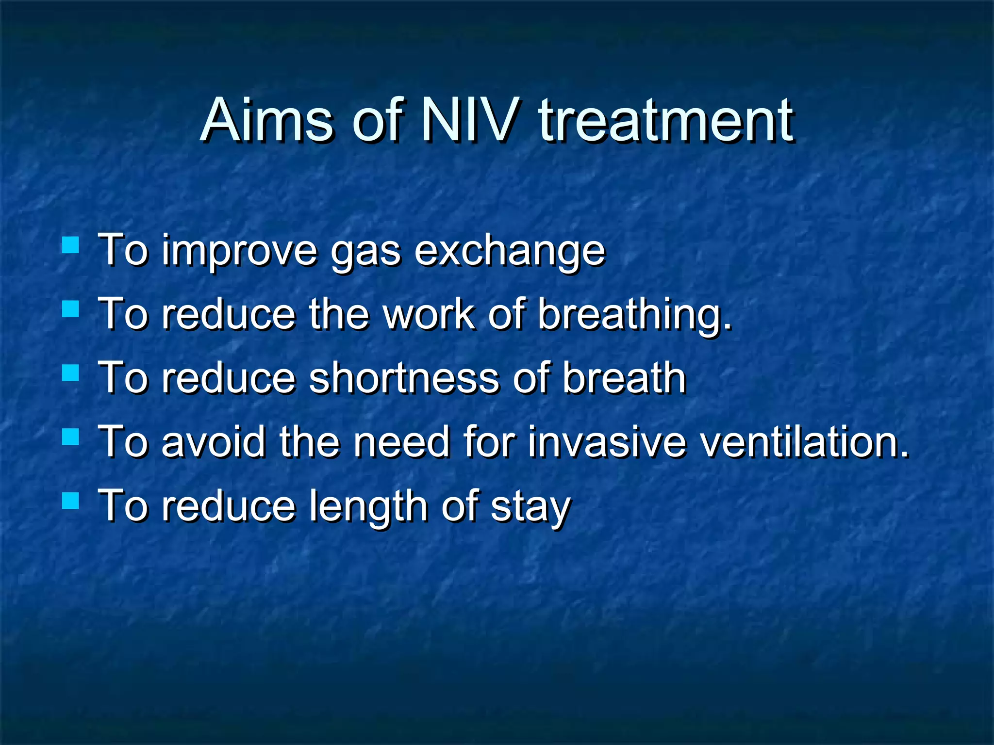 Non Invasive Ventilation - BiPAP & CPAP | PPT