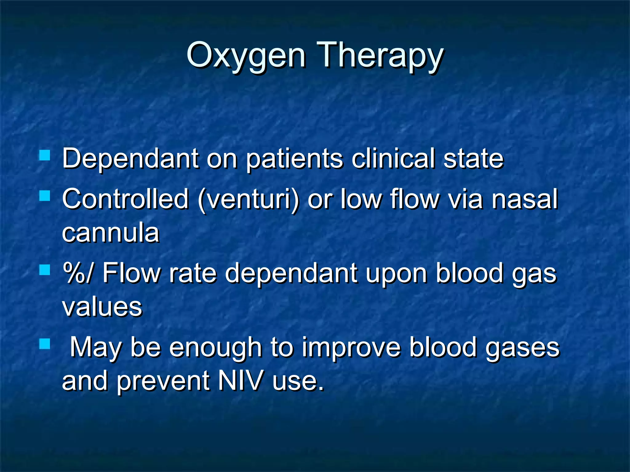 Non Invasive Ventilation - BiPAP & CPAP | PPT
