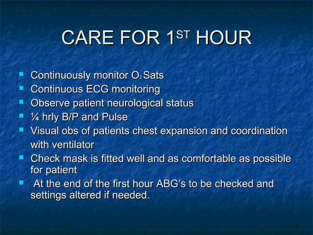 Non Invasive Ventilation - BiPAP & CPAP | PPT | Lung and Respiratory ...