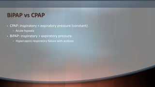 Non-Invasive Ventilation | PPTX