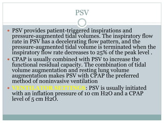 NON INVASIVE VENTILATION FOR MBBS STUDENTS | PPTX | Lung and ...