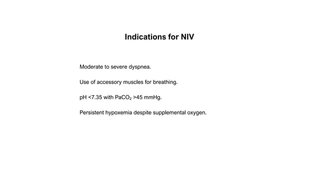 Non Invasive Ventilation Workshop For Post Graduates | PPT