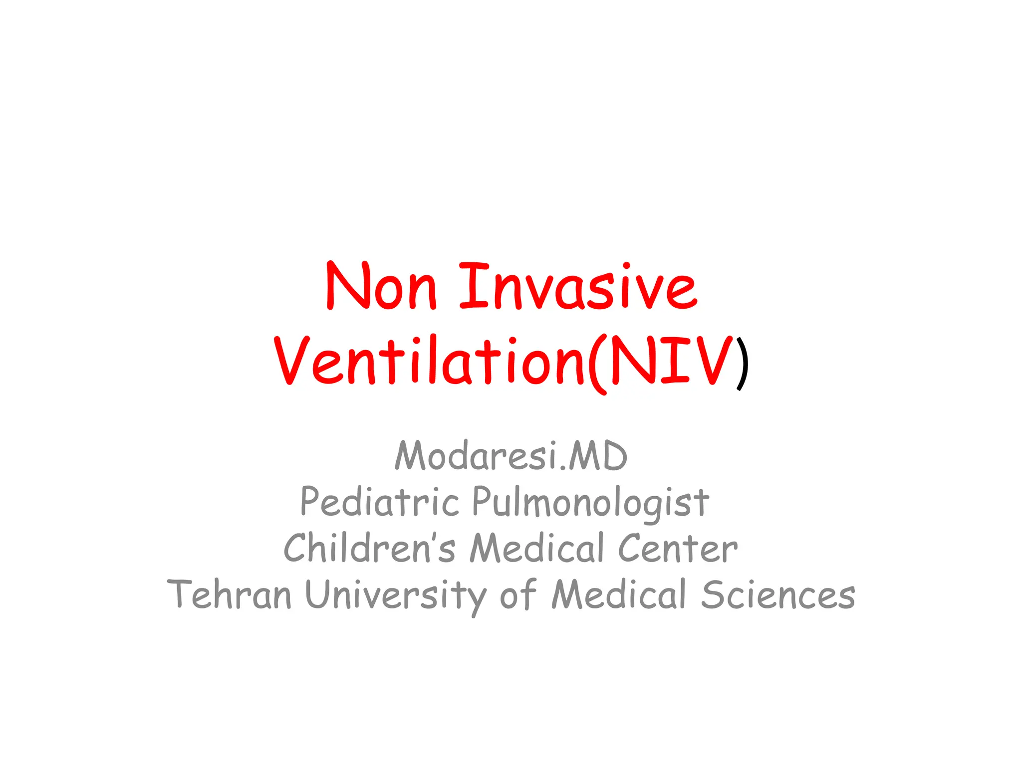 Non Invasive Ventilation in Children-6.ppt
