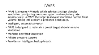 Non Invasive Ventilation (NIV) | PPTX