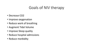 Non Invasive Ventilation (NIV) | PPTX
