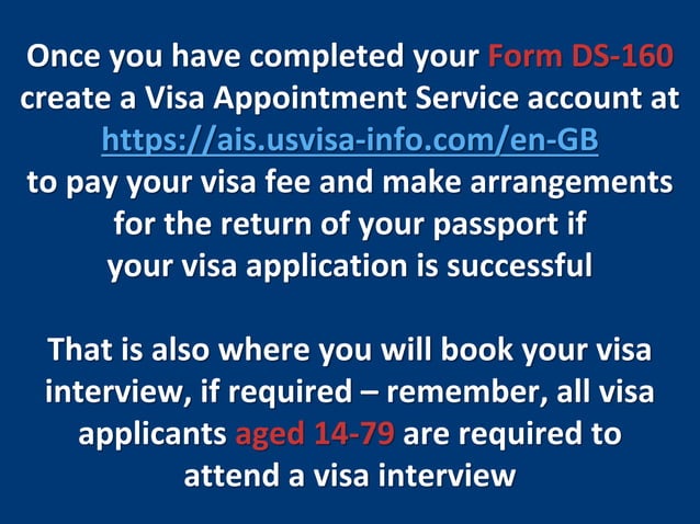 U.S. Nonimmigrant Visas: Completing Form DS-160 | PPTX | Travel ...