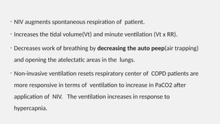 NIV- non invasive ventilation Criticalcare.pptx