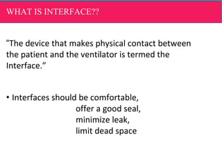 Non invasive ventilation for nurses-dr Shahna Ali,JNMC,AMU | PPT