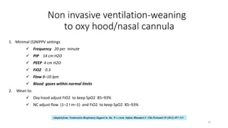 NON INVASIVE VENTILATION IN NEONATES-PART 2 | PPTX
