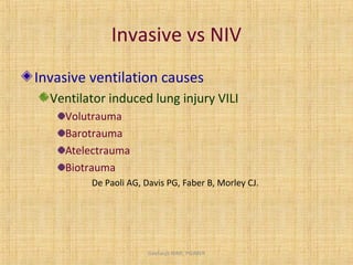 Niv and cpap.geetanjli. ppt | PPT