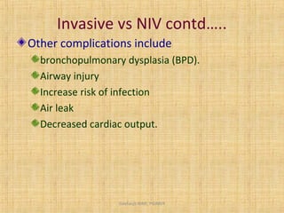 Niv and cpap.geetanjli. ppt | PPT