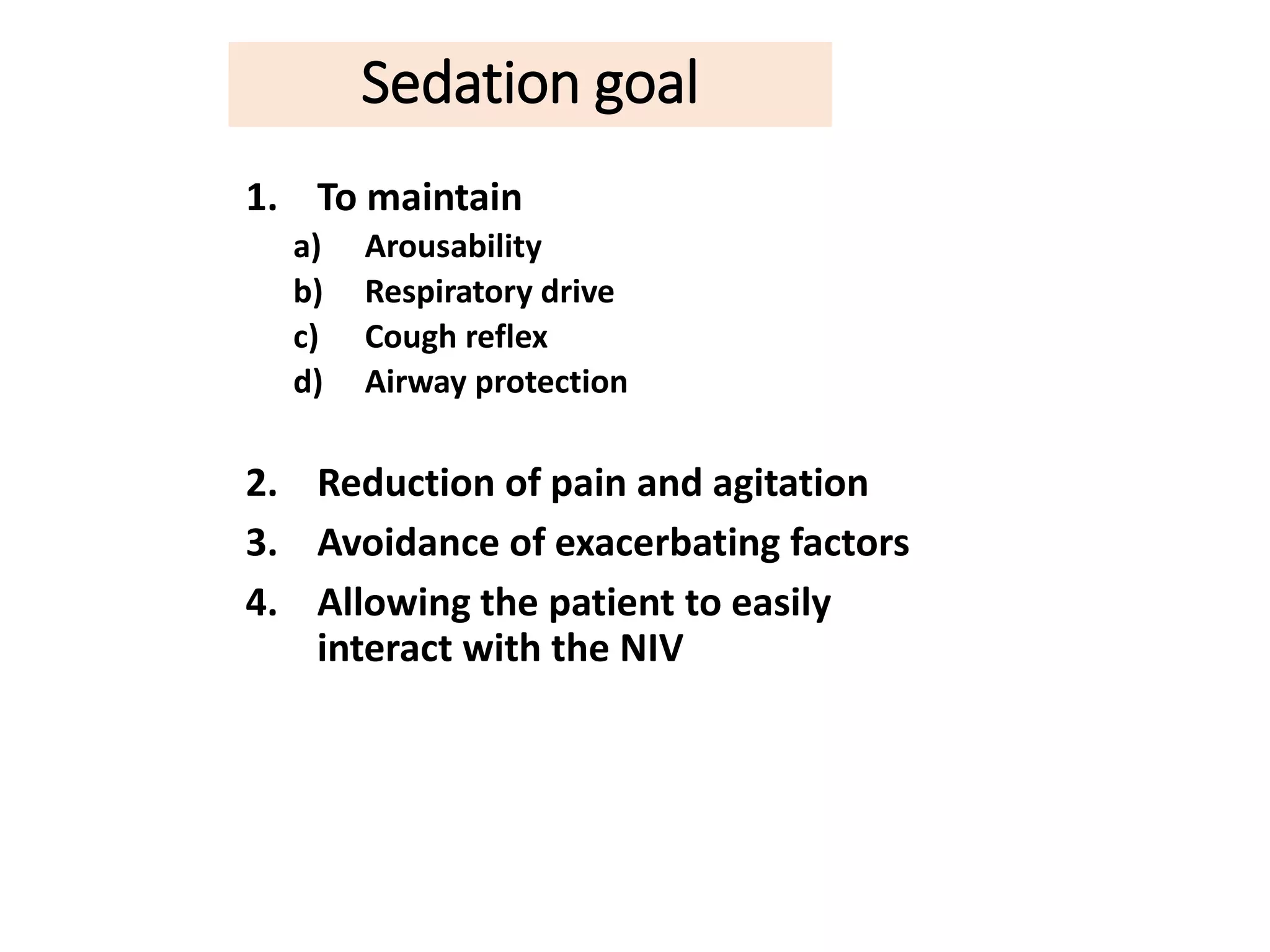Niv and sedation dr vijay agrawal [autosaved] | PPTX