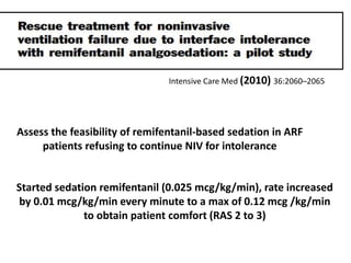 Niv and sedation dr vijay agrawal [autosaved] | PPTX