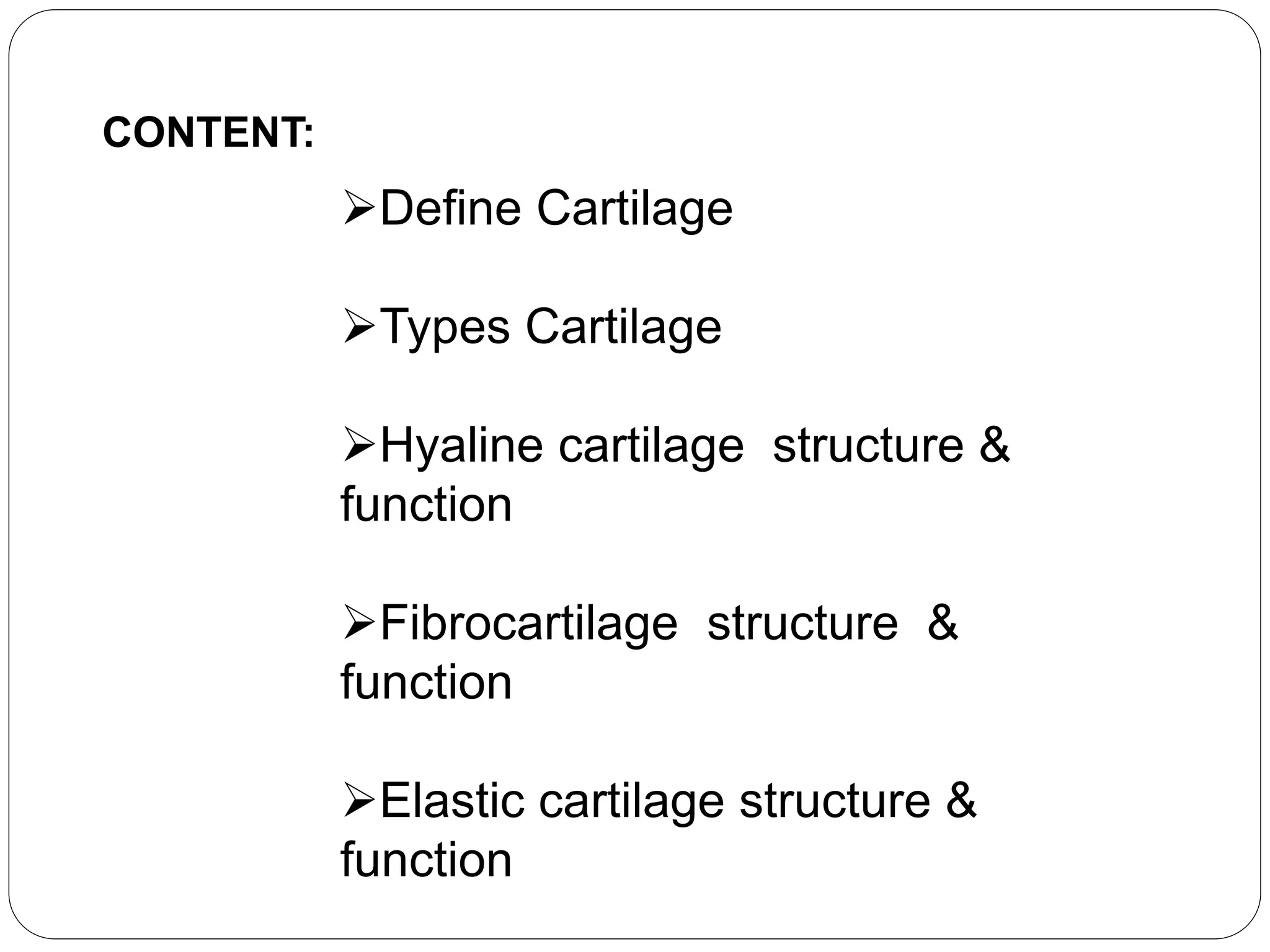 cartilage structure and function | PPTX