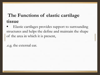 CARTILAGE STRUCTURE AND ITS FUNCTION | PPTX