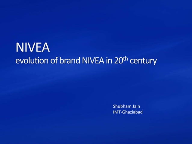 Nivea | PPTX