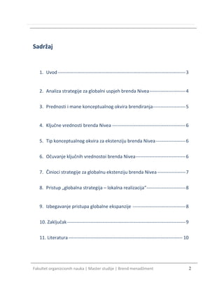 Nivea brend | PDF
