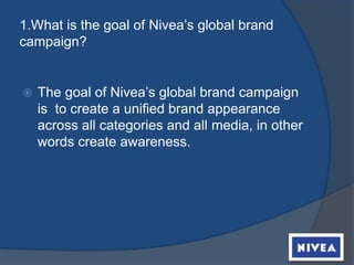 Nivea case study | PPT