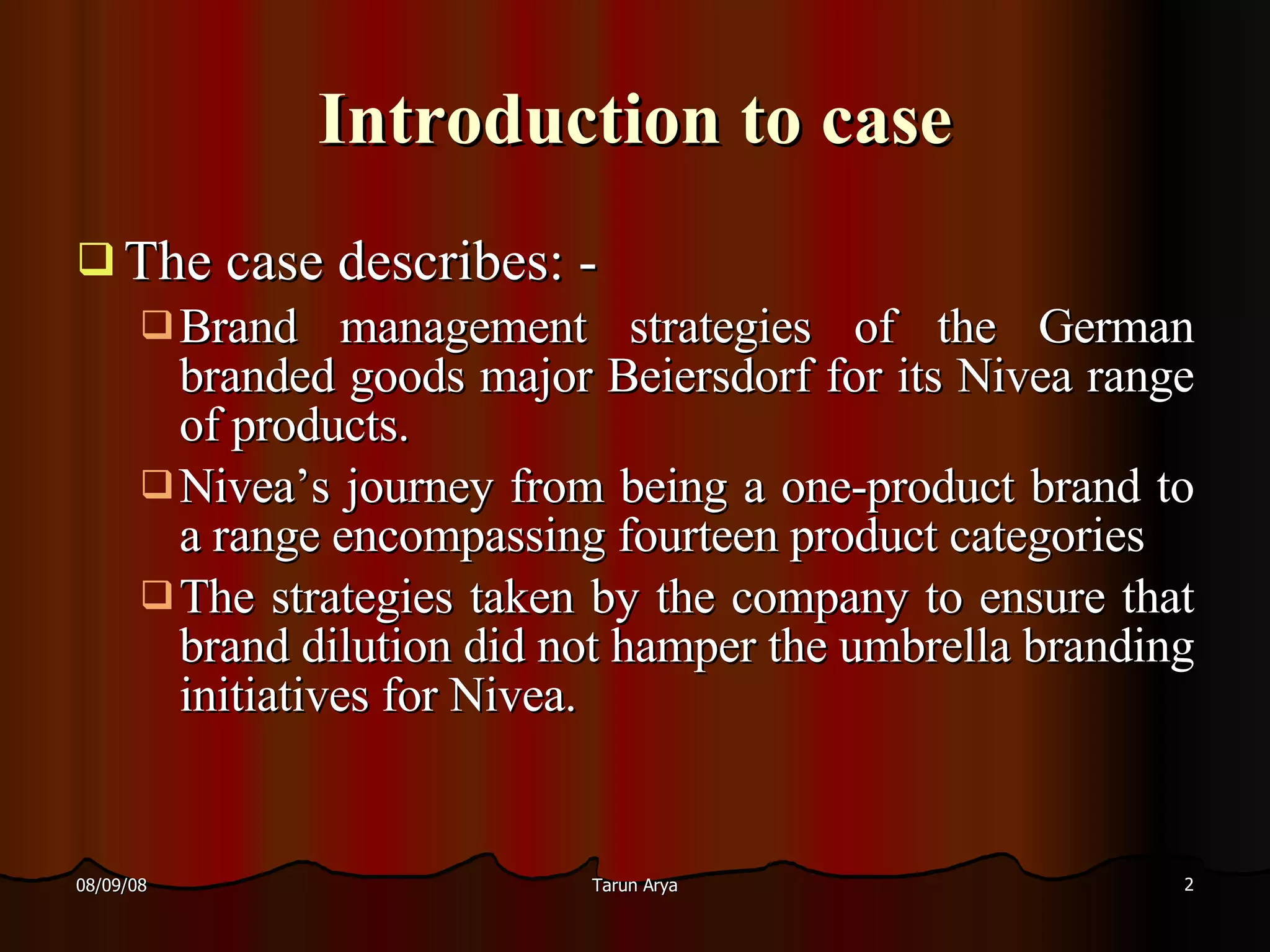 Nivea Case Study | PPT