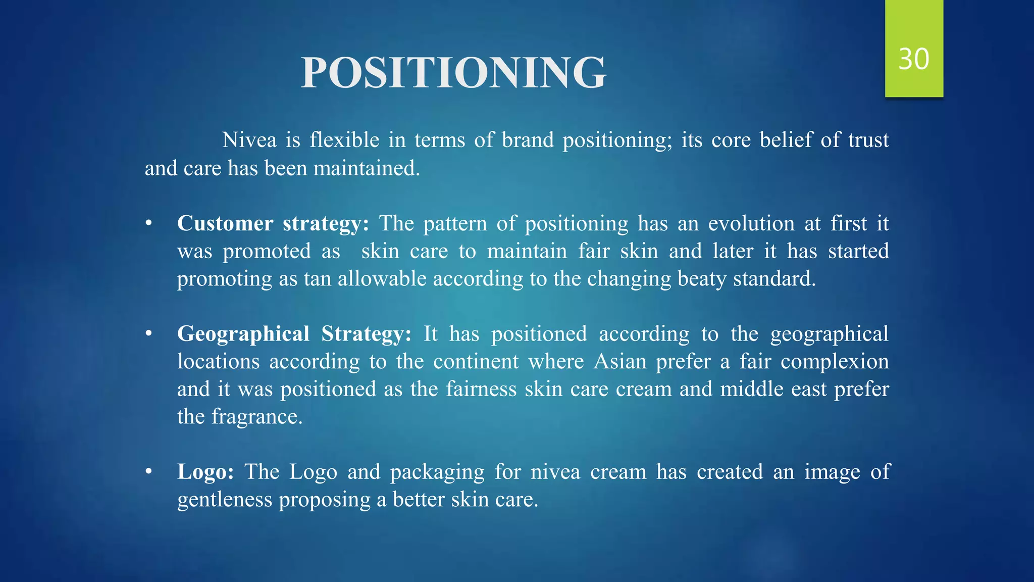 Nivea Case Study- Presentation- Marketing Management- MBA | PPTX