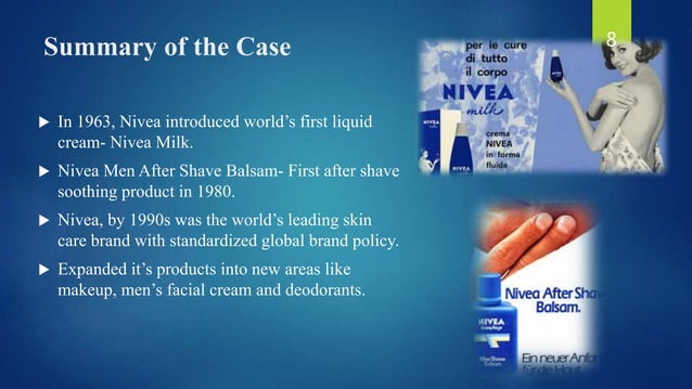 Nivea Case Study- Presentation- Marketing Management- MBA | PPTX | Skin and Dermatology ...