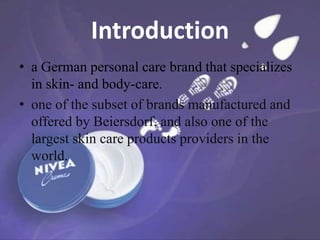 Nivea mini case study presentation | PPT