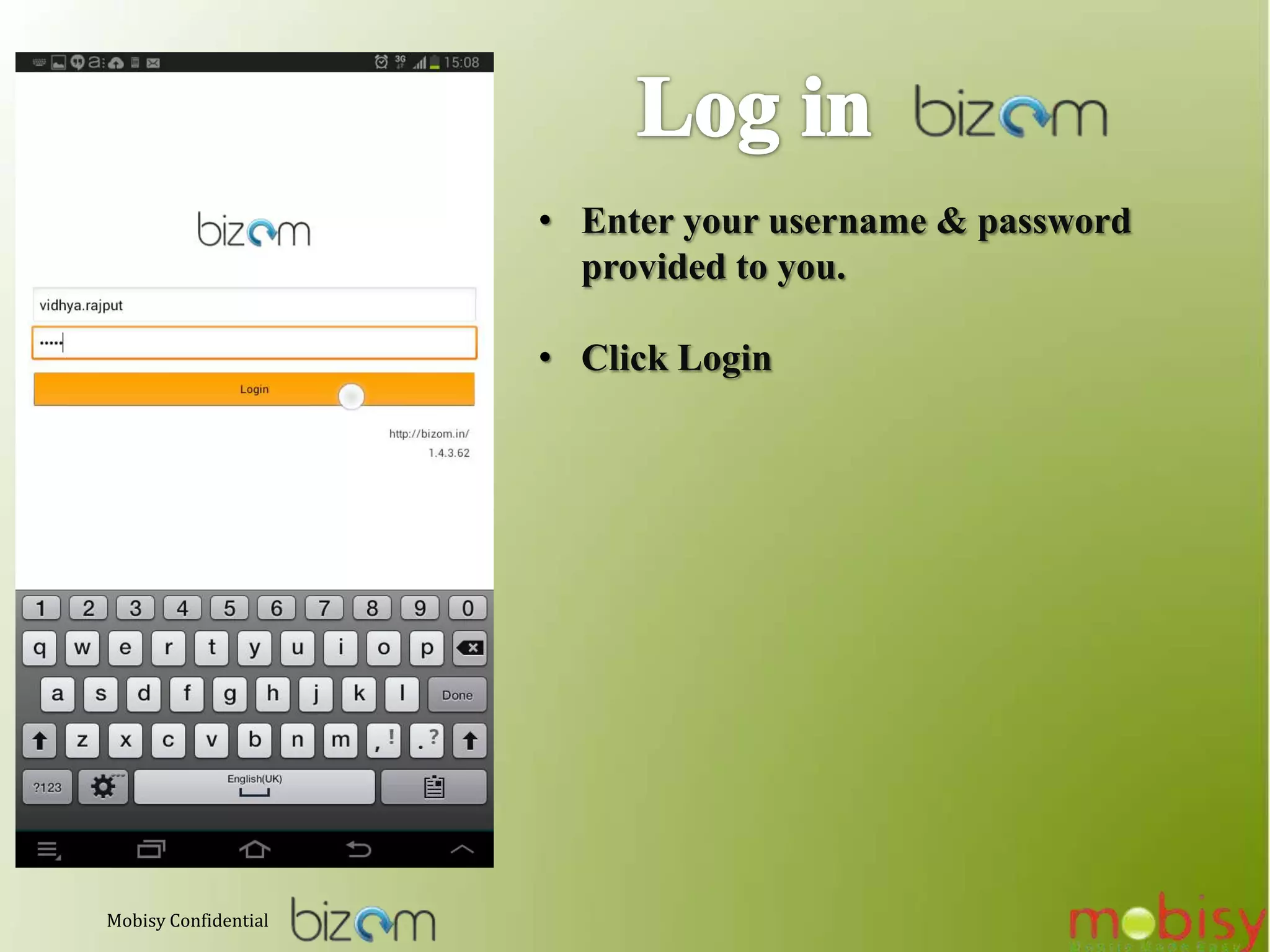 Bizom for PSRs User Manual | PPTX