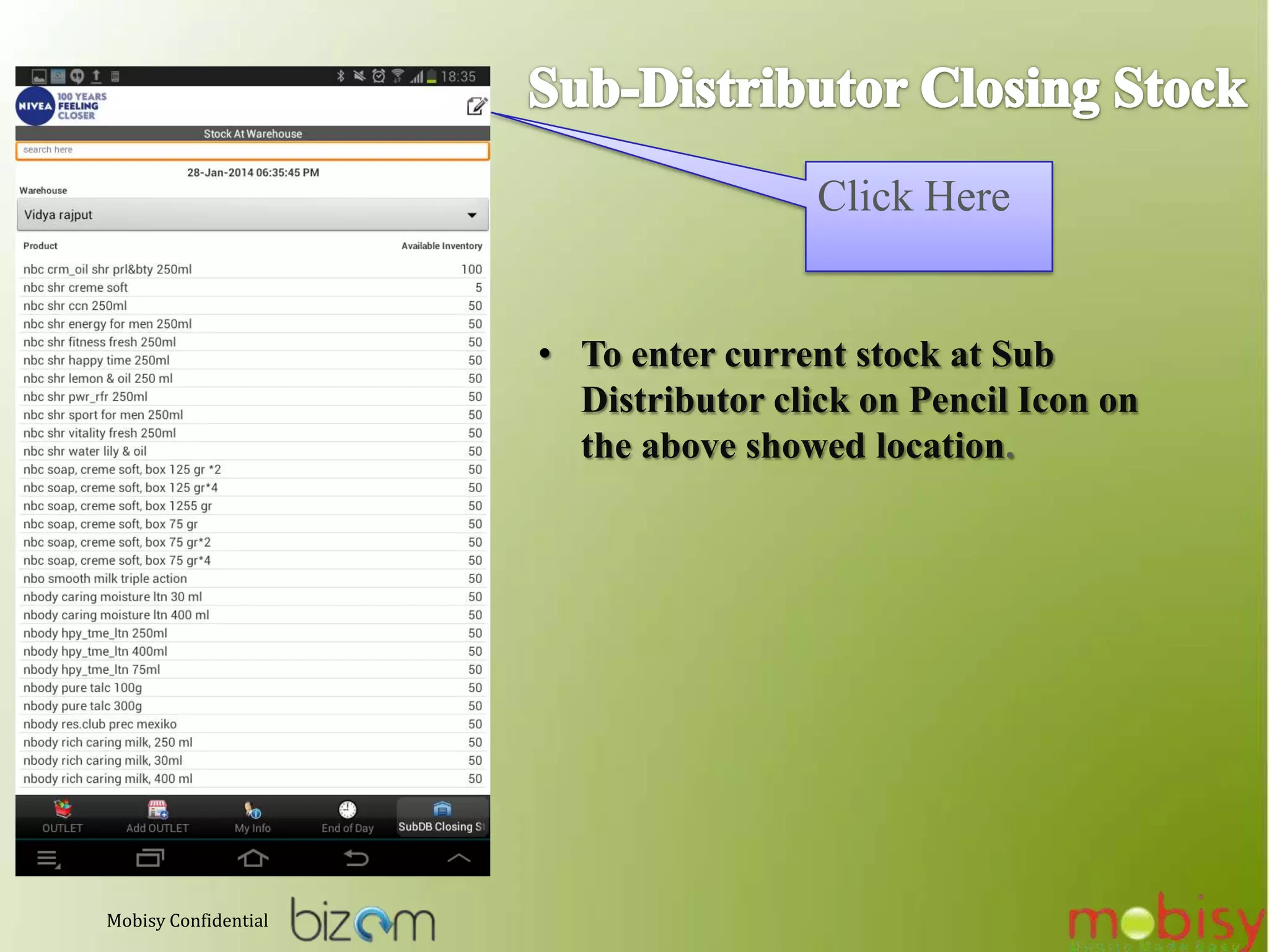 Bizom for PSRs User Manual | PPTX