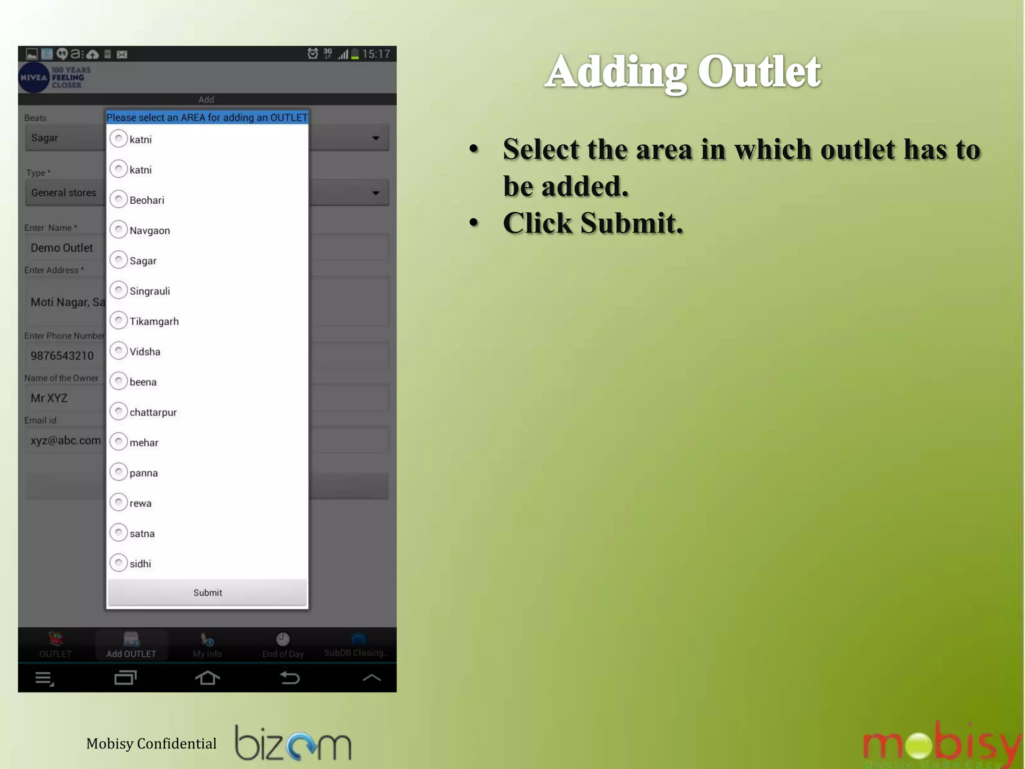 Bizom for PSRs User Manual | PPTX