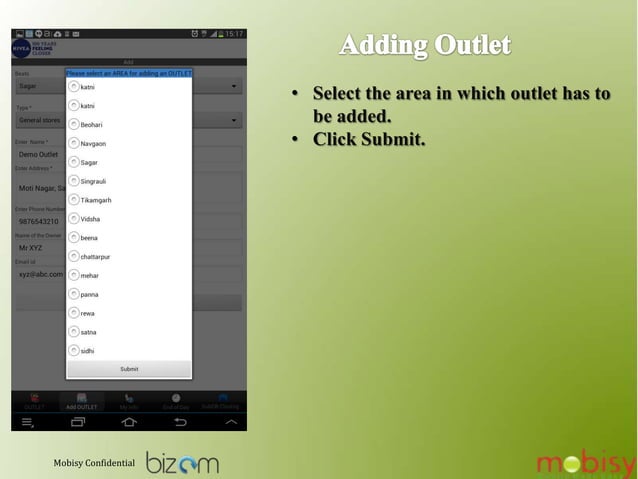 Bizom for PSRs User Manual | PPTX | Computing | Technology & Computing