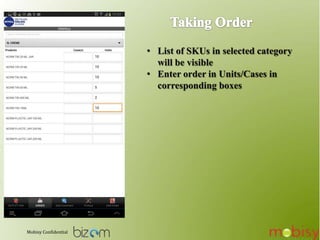 Bizom for PSRs User Manual | PPTX