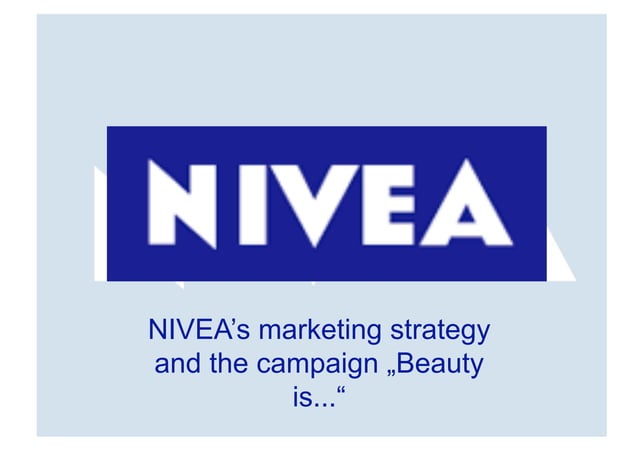 Nivea presentation | PDF