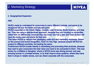 Nivea presentation | PDF