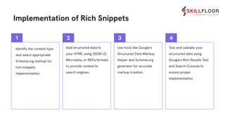 Benefits of Rich Snippets for SEO.pdf-Skillfloor | PPT