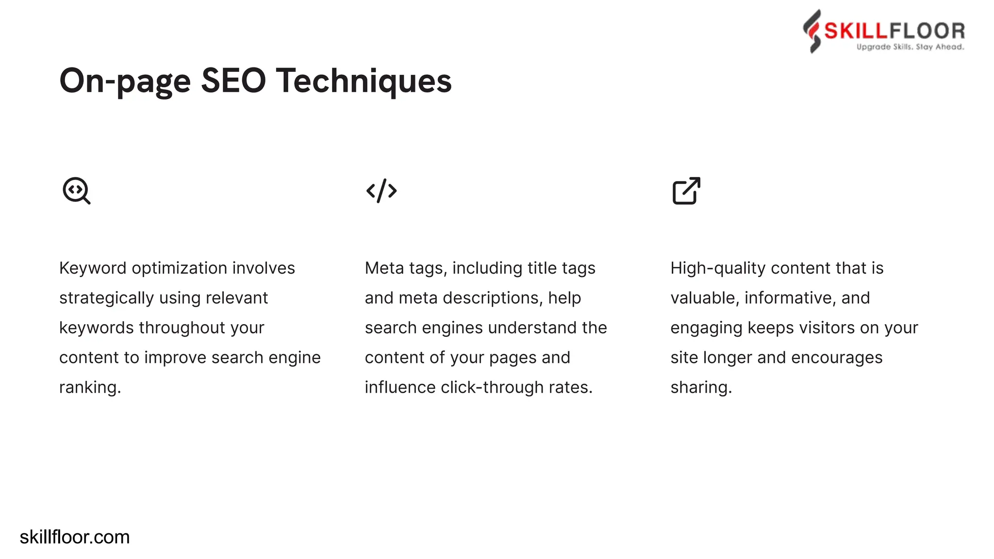 Understanding Search Engine Optimization- SKILLFLOOR | PDF